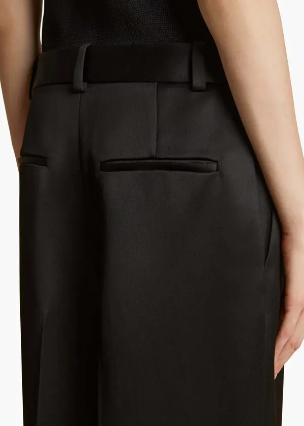 Khaite Marinta Wide-leg Tailored Pleated Trousers