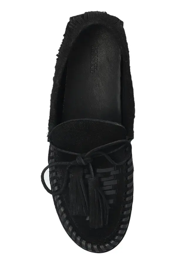 Isabel Marant Étoile Fitza Tassel Loafers - Black