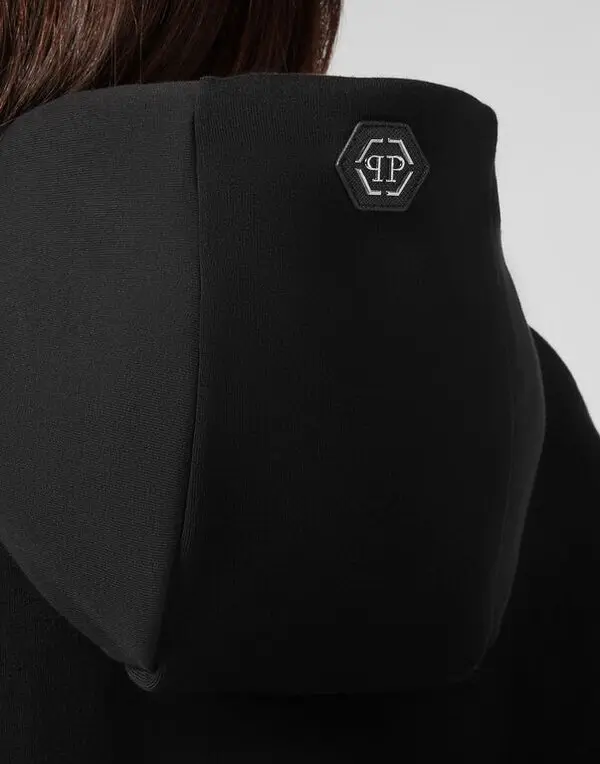 Philipp Plein Skull Embellished Hoodie