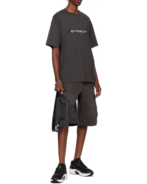 Givenchy 4g Paneled Low-top Sneakers - Black