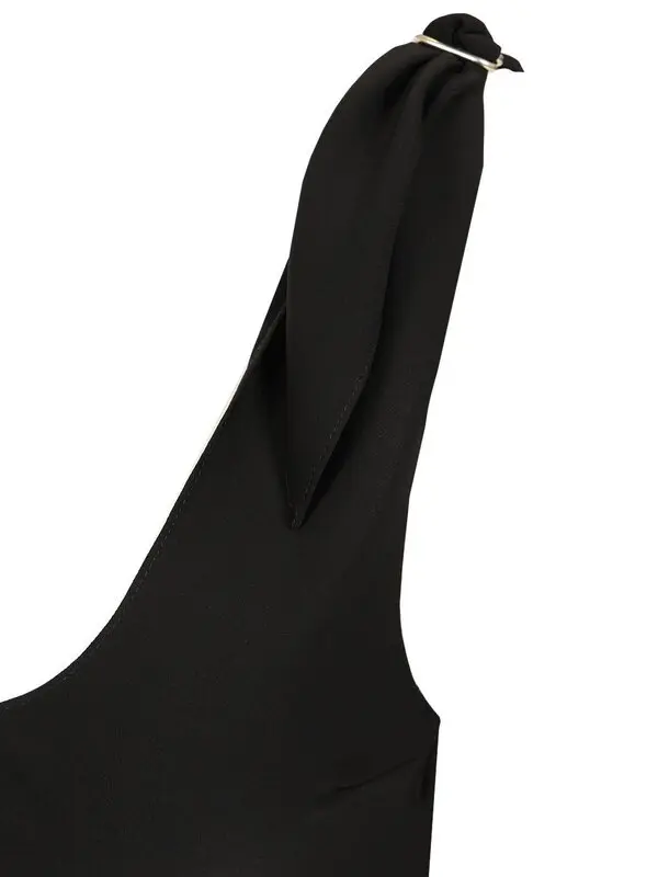 COURREGES Knot Sleeveless Mini Dress - Black