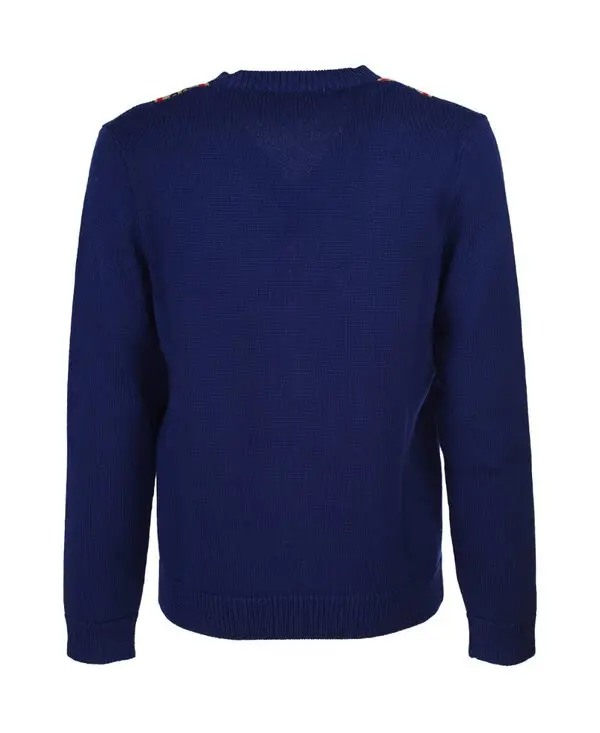 Gucci V-neck Pullover With Gg Detail