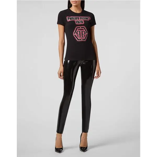 Philipp Plein Logo Embellished T-shirt
