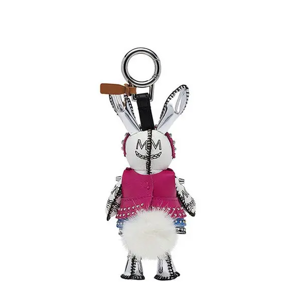 Mcm Rabbit Key Chain