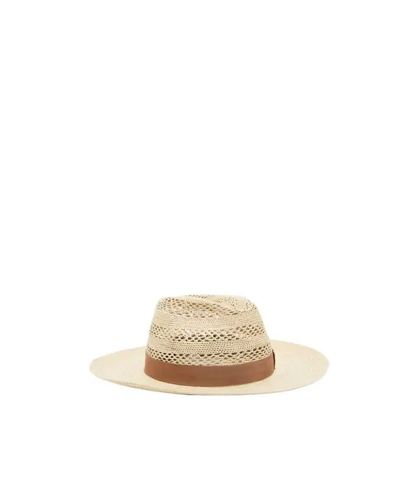 Giorgio Armani Woven Hat - Light Brown