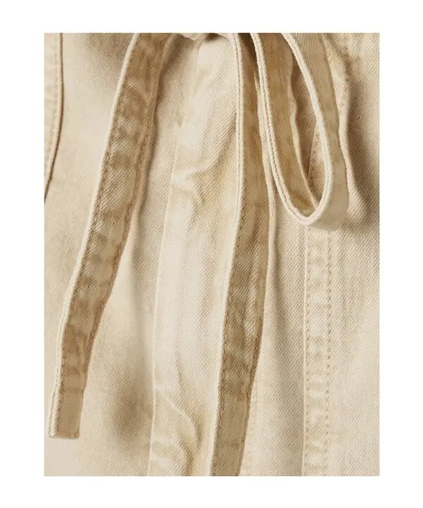 Isabel Marant Étoile Drawstring Denim Shorts - Beige