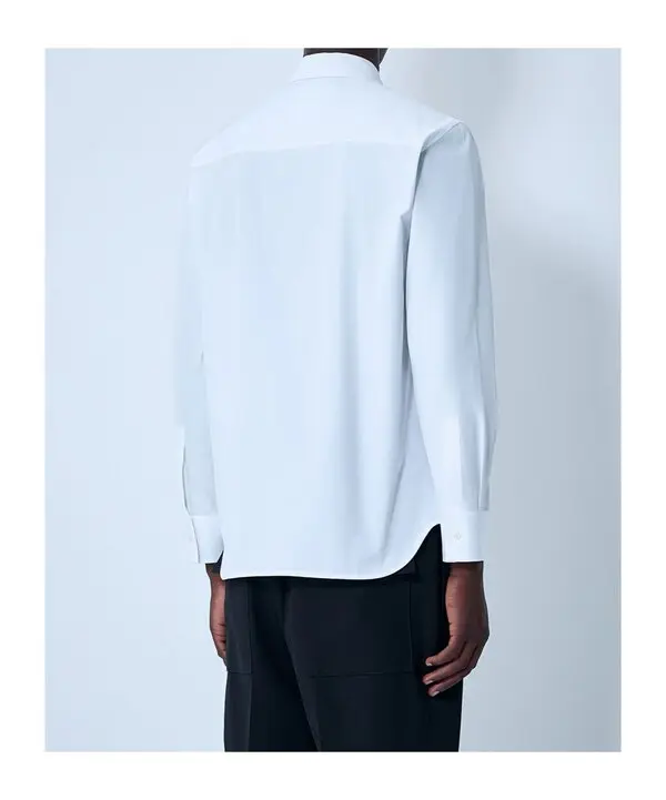 JIL SANDER Concealed Button Shirt - Blue