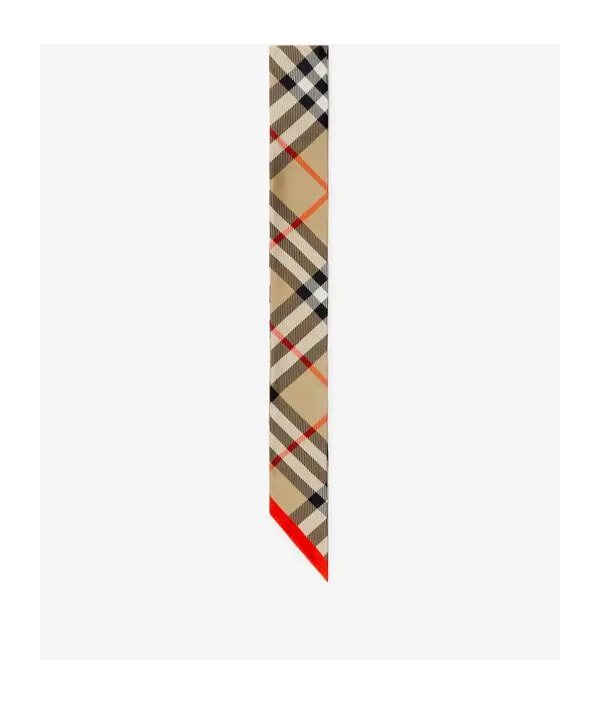 Burberry House Checked Contrasted-trim Scarf