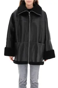 TOTEME Zip-up Jacket With Trim Detail - Black