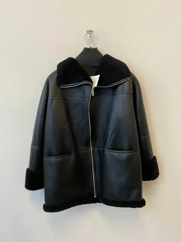 TOTEME Zip-up Jacket With Trim Detail
