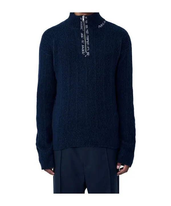 Marni Zipped Neck Jumper