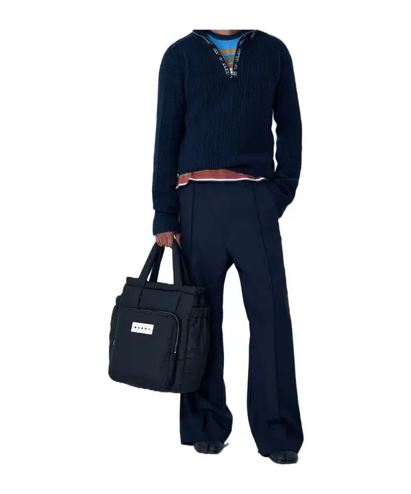 Marni Zipped Neck Jumper