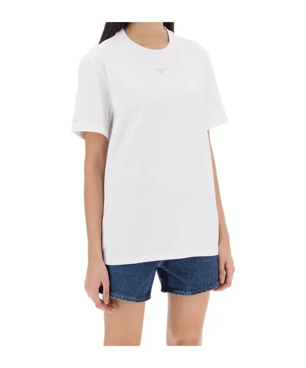 Mcm Item O-neck Short-sleeved T-shirt - White