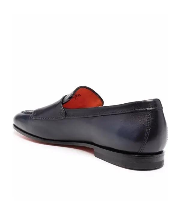 Santoni Double Monk Strap Loafers