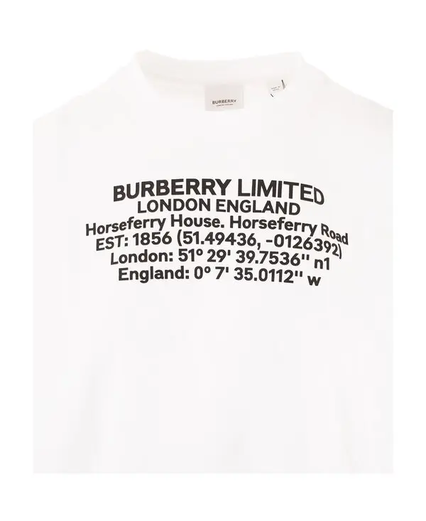 Burberry Logo Print Crewneck T-shirt