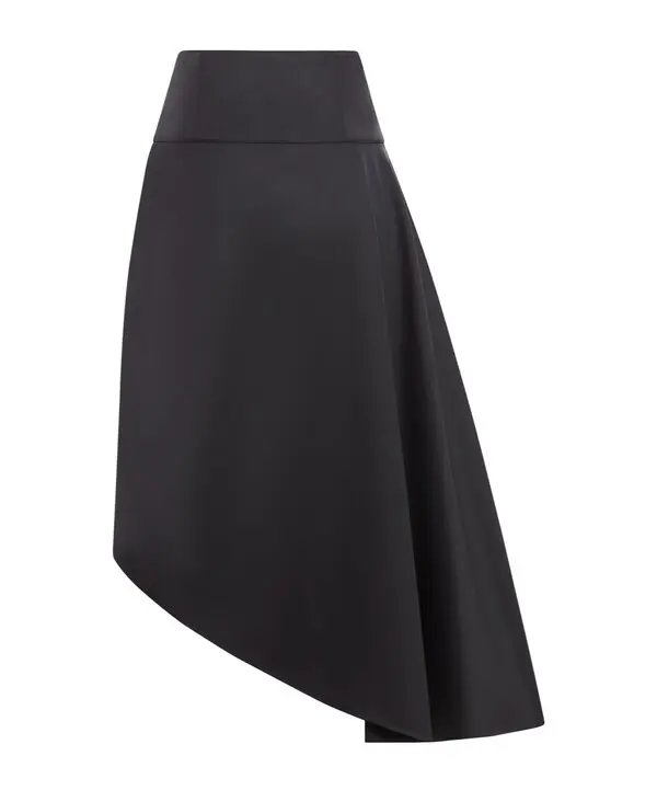 Alaïa Fluid Asymmetrical Midi Skirt