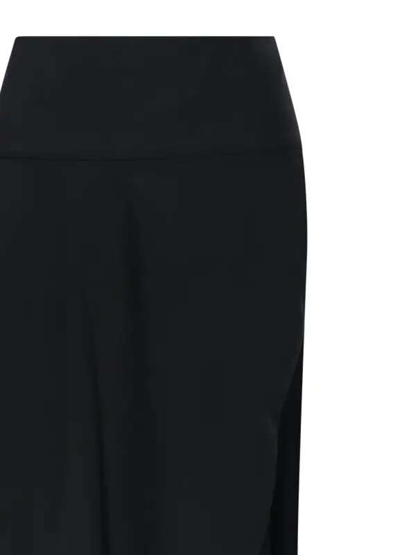 Alaïa Fluid Asymmetrical Midi Skirt