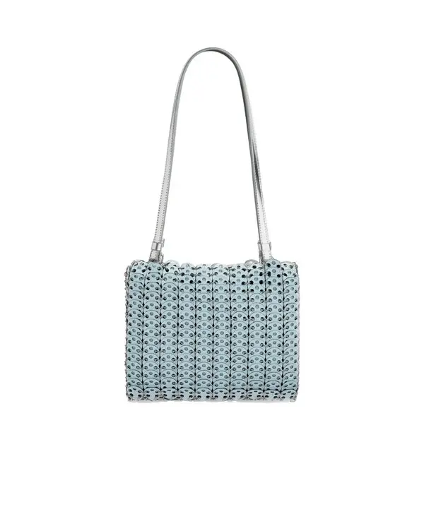 Rabanne 1969 Flip Shoulder Bag - Silver/blue