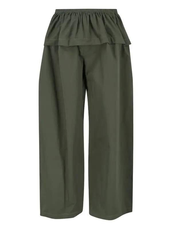 Alaïa Peplum Detailed Trousers