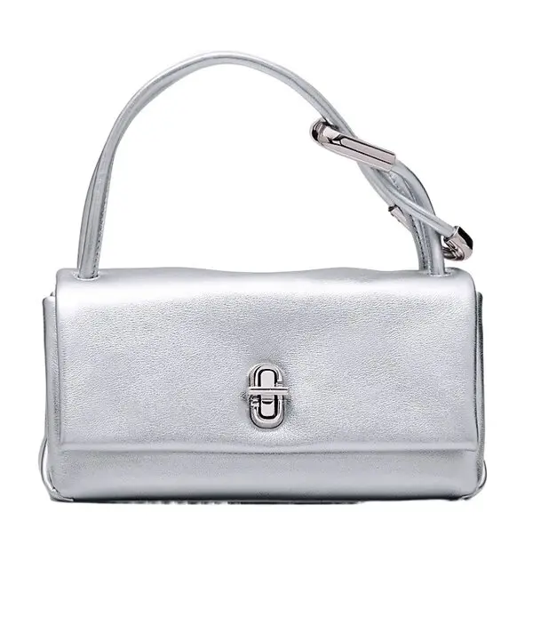 Marc Jacobs Metallic Mini Dual Bag - Silver