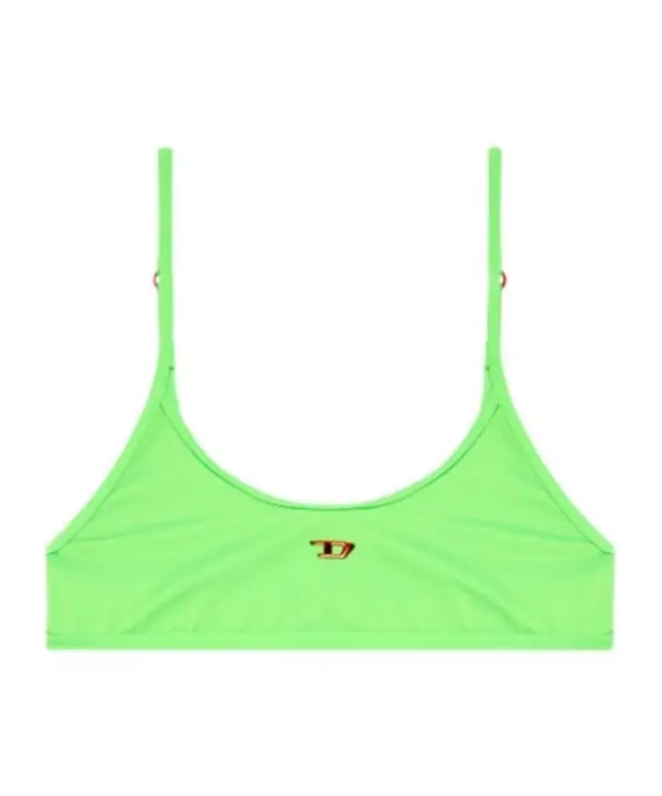 DIESEL® Logo Embellished Vest - Green