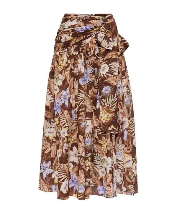 Zimmermann Floral Pattern Skirt - Multicolor
