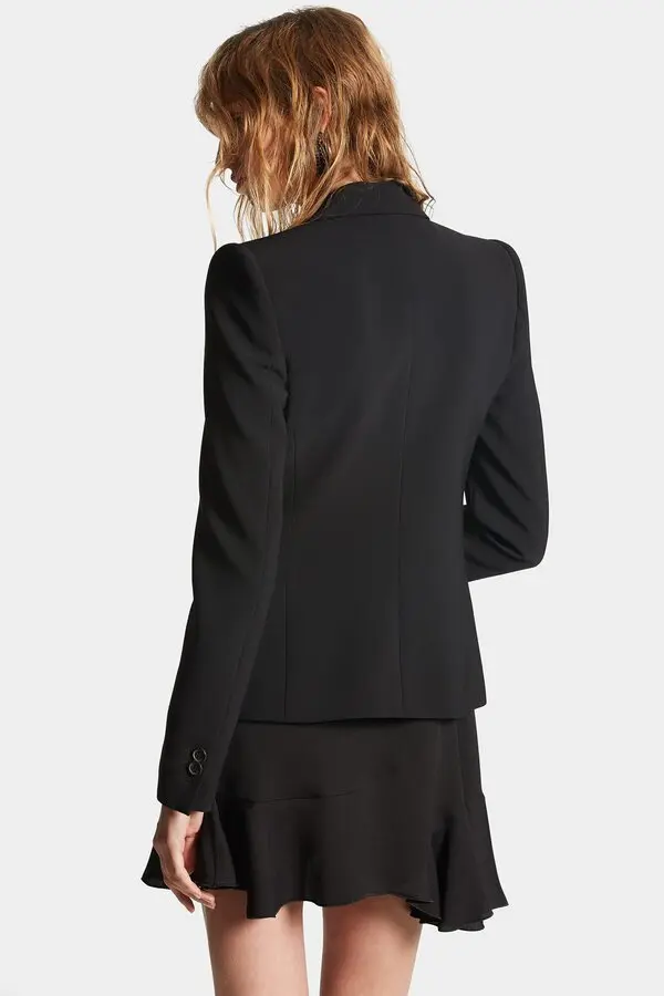 Dsquared2 Single-breasted Blazer With Printed Lining
