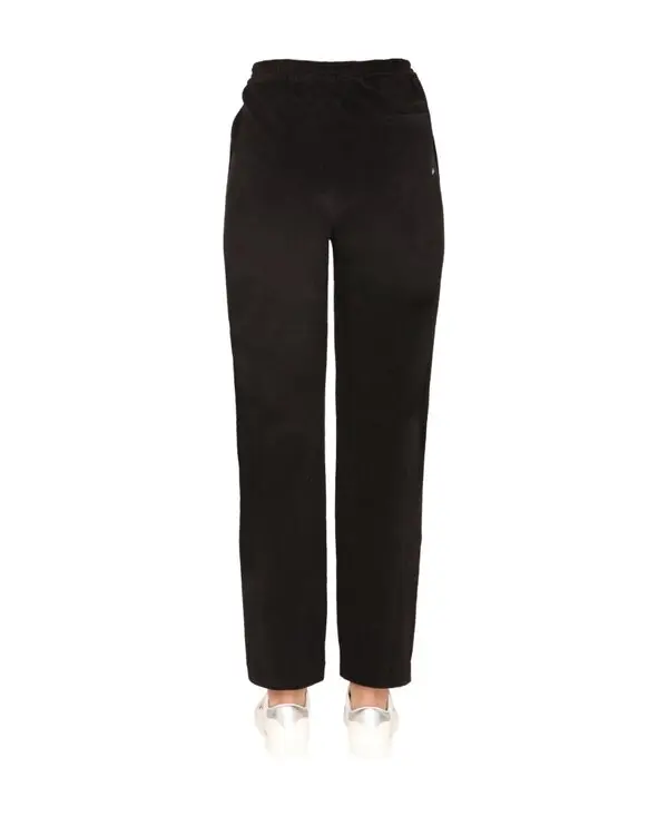 Dsquared2 Side Stripe Drawstring Corduroy Track Pants - Black