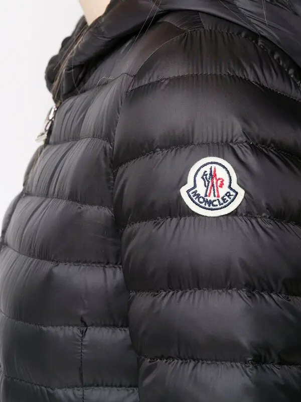Moncler Hooded Down Jacket With Drawstring Detail