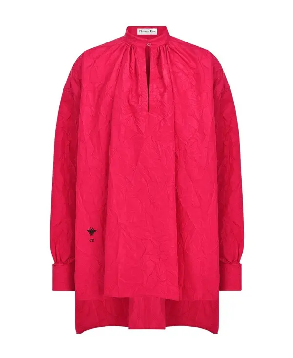 Dior Embroidered Blouse - Red