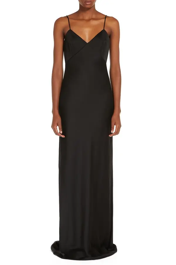 Max Mara V-neck Sleeveless Maxi Dress