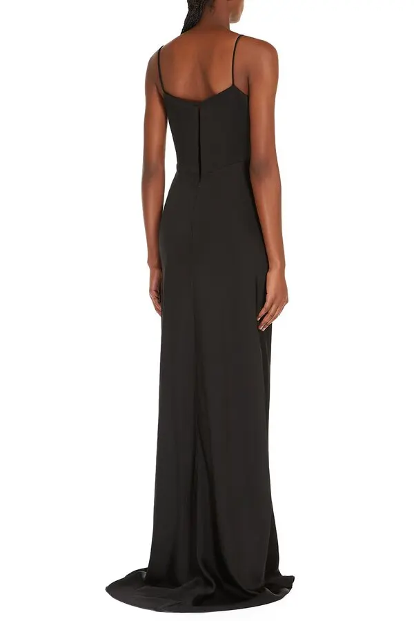 Max Mara V-neck Sleeveless Maxi Dress
