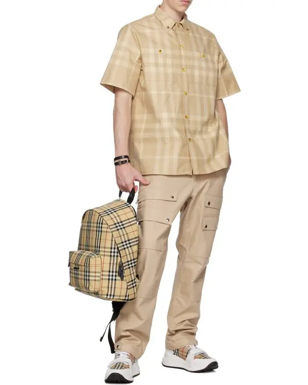 Burberry Vintage Check-pattern Sneakers - White