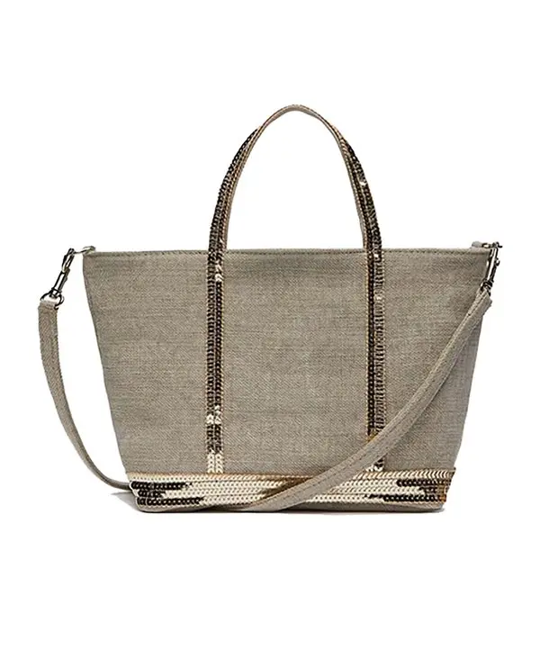 Vanessa Bruno Double-handle Cross-body Bag With Sequins