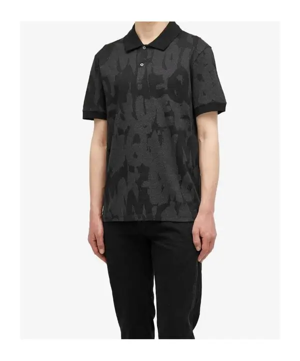 Alexander McQueen Graffiti Polo Shirt