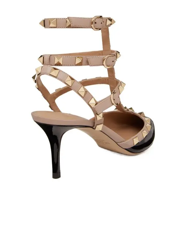 Valentino Garavani Rockstud Caged Stiletto Pumps - Black