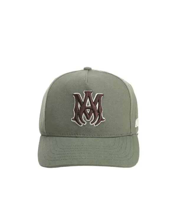 Amiri Logo Embroidered Curved Peak Hat - Green