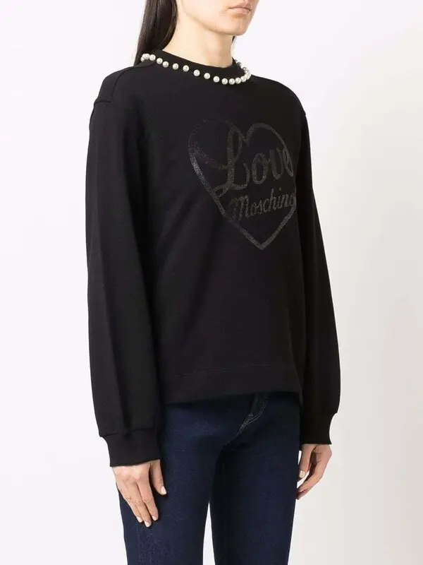 Moschino Print Cotton Sweatshirt