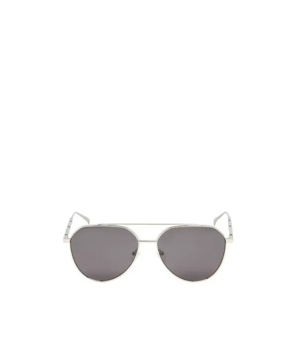 Alexander McQueen Aviator Sunglasses - Silver