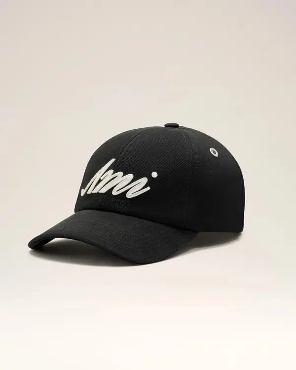 Ami Baseball Cap With Felt Logo