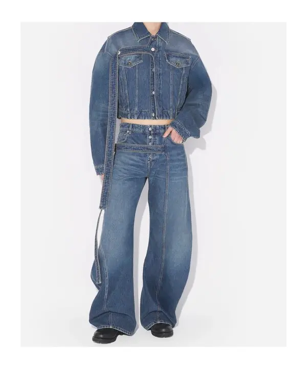 JEAN PAUL GAULTIER Loose Fit Denim Jeans - Blue