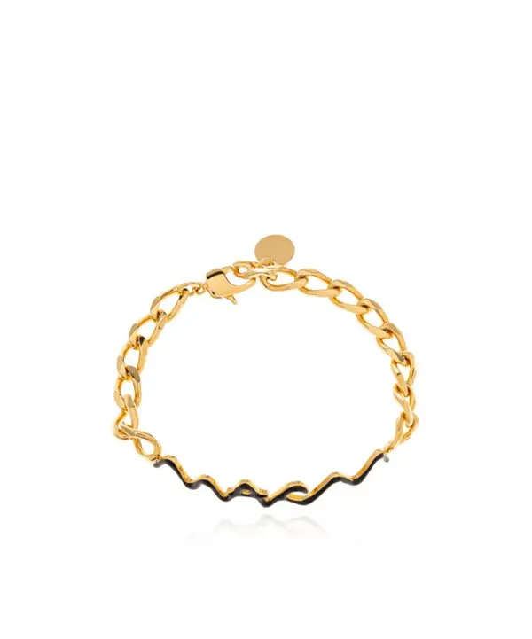 Marni Logo Chain Bracelet - Yellow