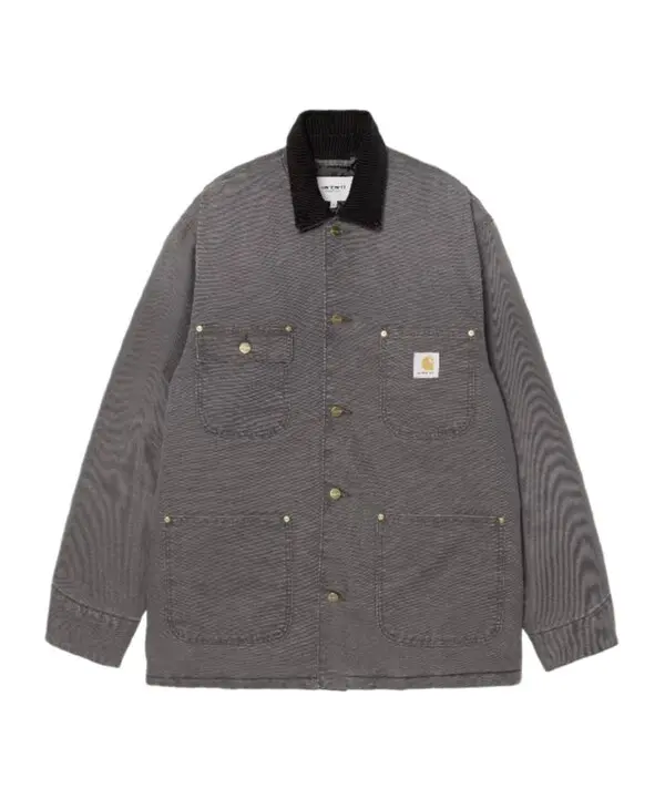 Carhartt Work In Progress Og Chore Coat - Graphite/black