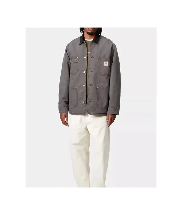 Carhartt Work In Progress Chore Coat - Graphite/black