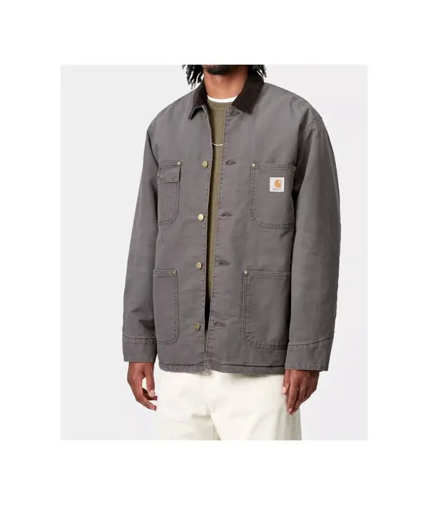 Carhartt Work In Progress Chore Coat - Graphite/black