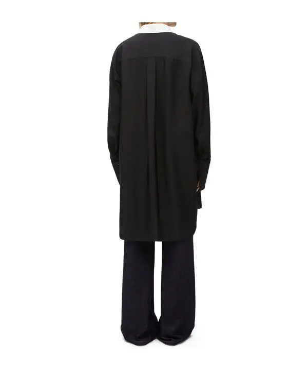 Loewe Anagram Embroidered Shirt Dress