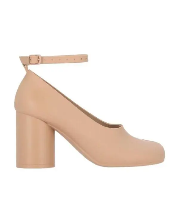 MAISON MARGIELA Tabi Ankle Strap Pumps - Nude