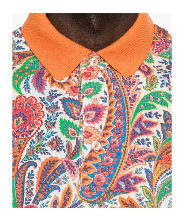 Etro Paisley-print Polo Shirt