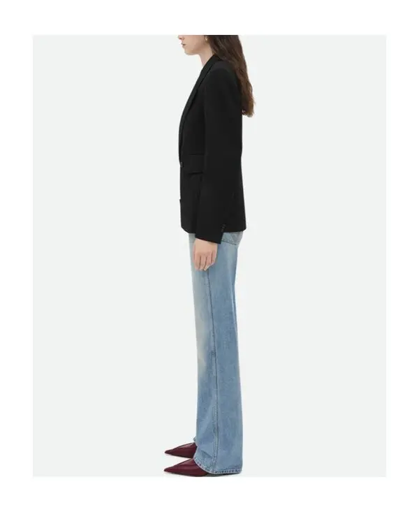 Bottega Veneta Grain De Poudre Knit Jacket