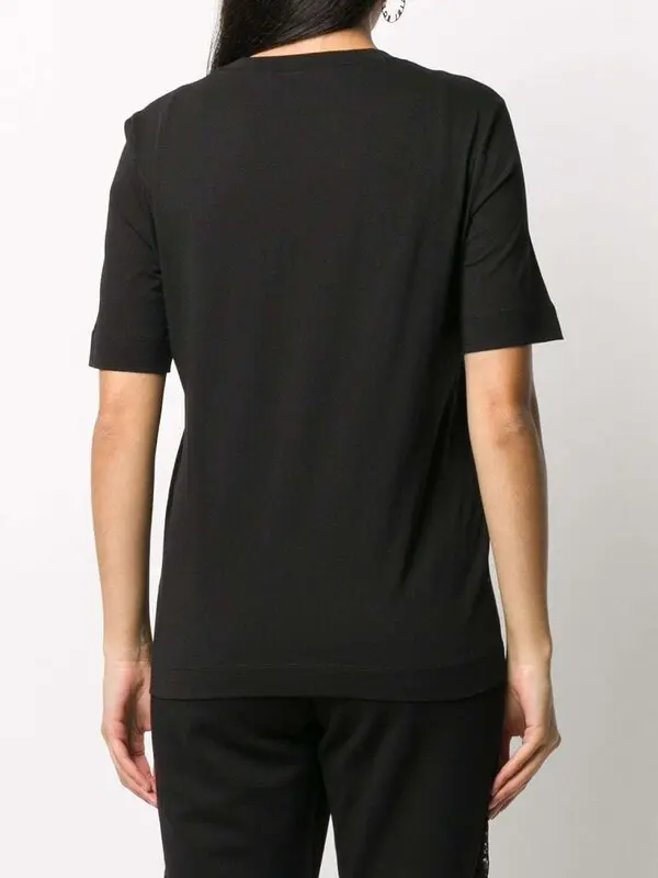 Moschino Slogan Print T-shirt - Black